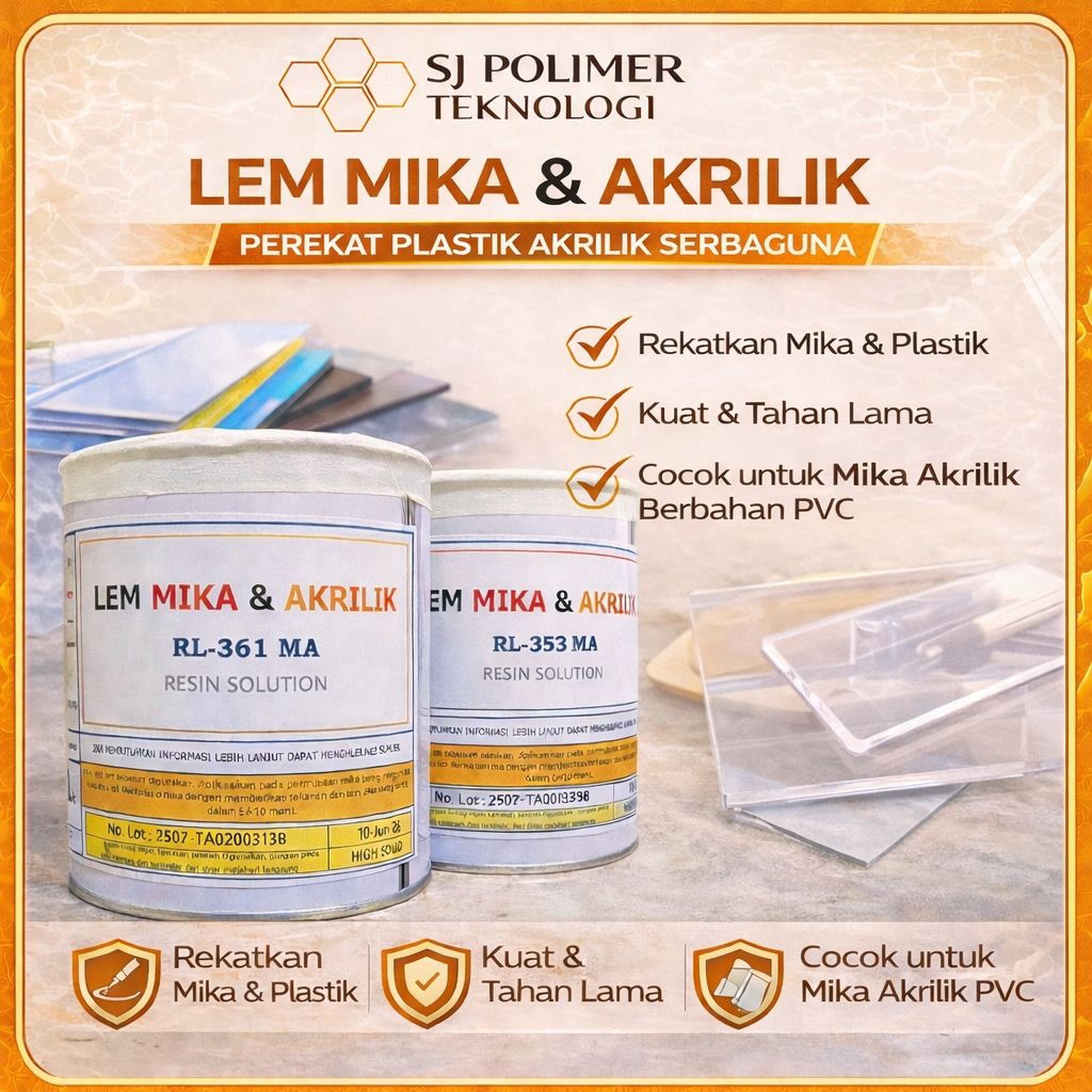 Jual lem bening akrilik lem acrylic bening untuk merekatkan plastik ...
