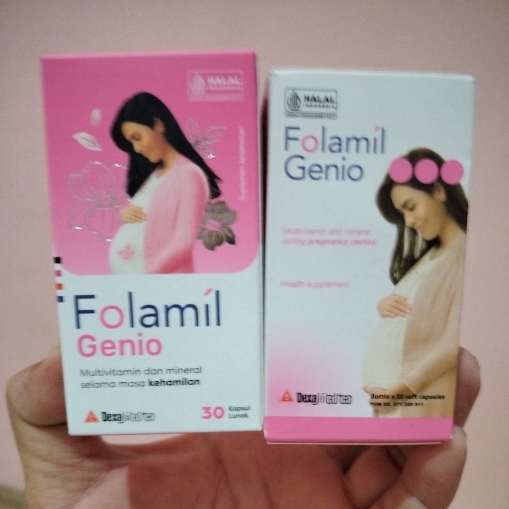 Jual FOLAMIL GENIO/botol isi 30 capsul | Shopee Indonesia