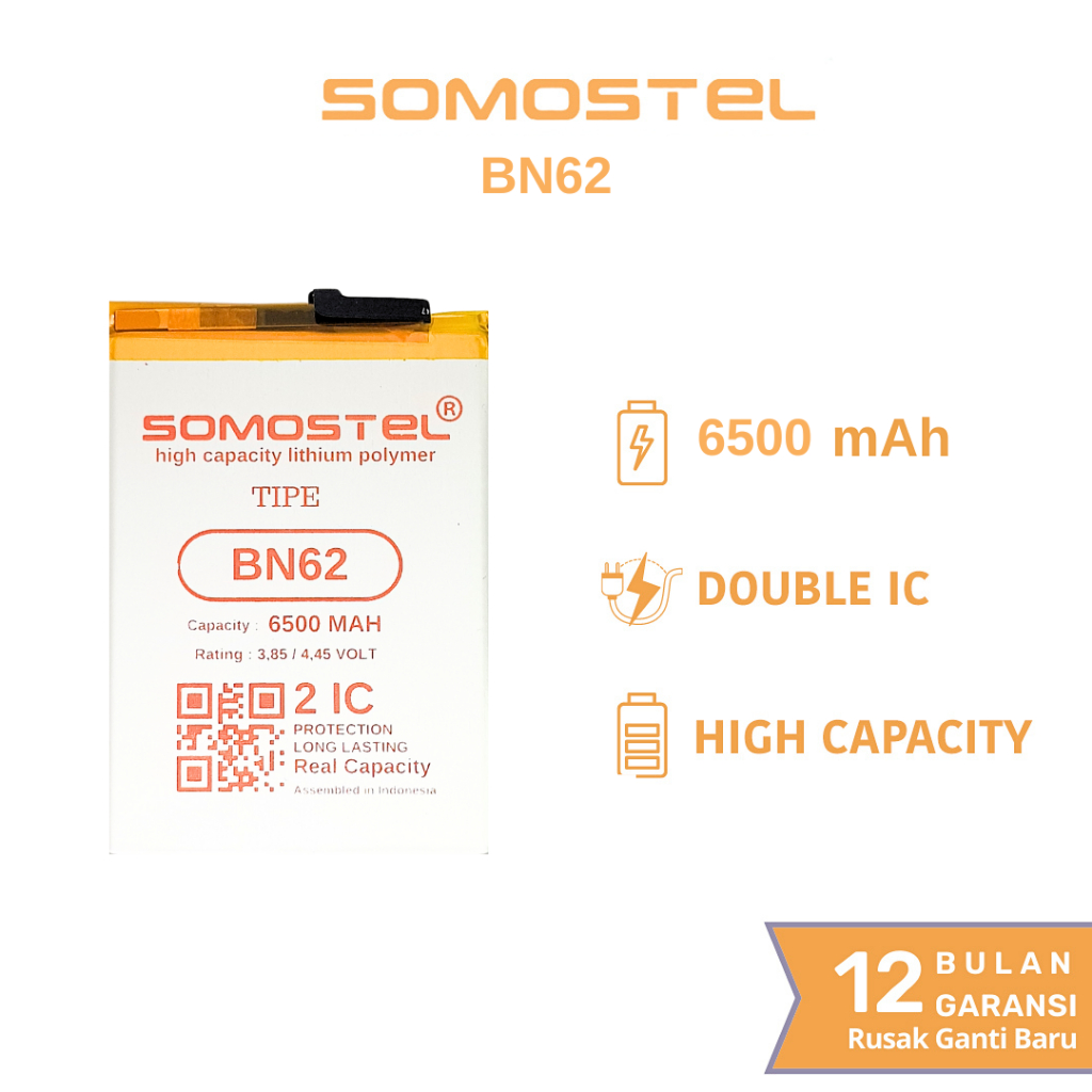 Jual Somostel - BN62 Redmi 9T / Poco M3 Batre Batrai Baterai | Shopee ...