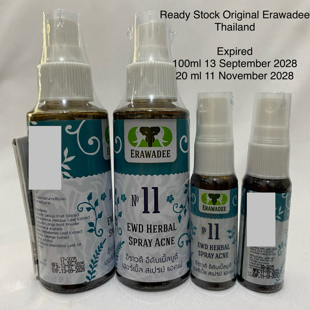 Jual Erawadee 11 EWD Herbal Spray Acne / Original Erawadee Thailand ...