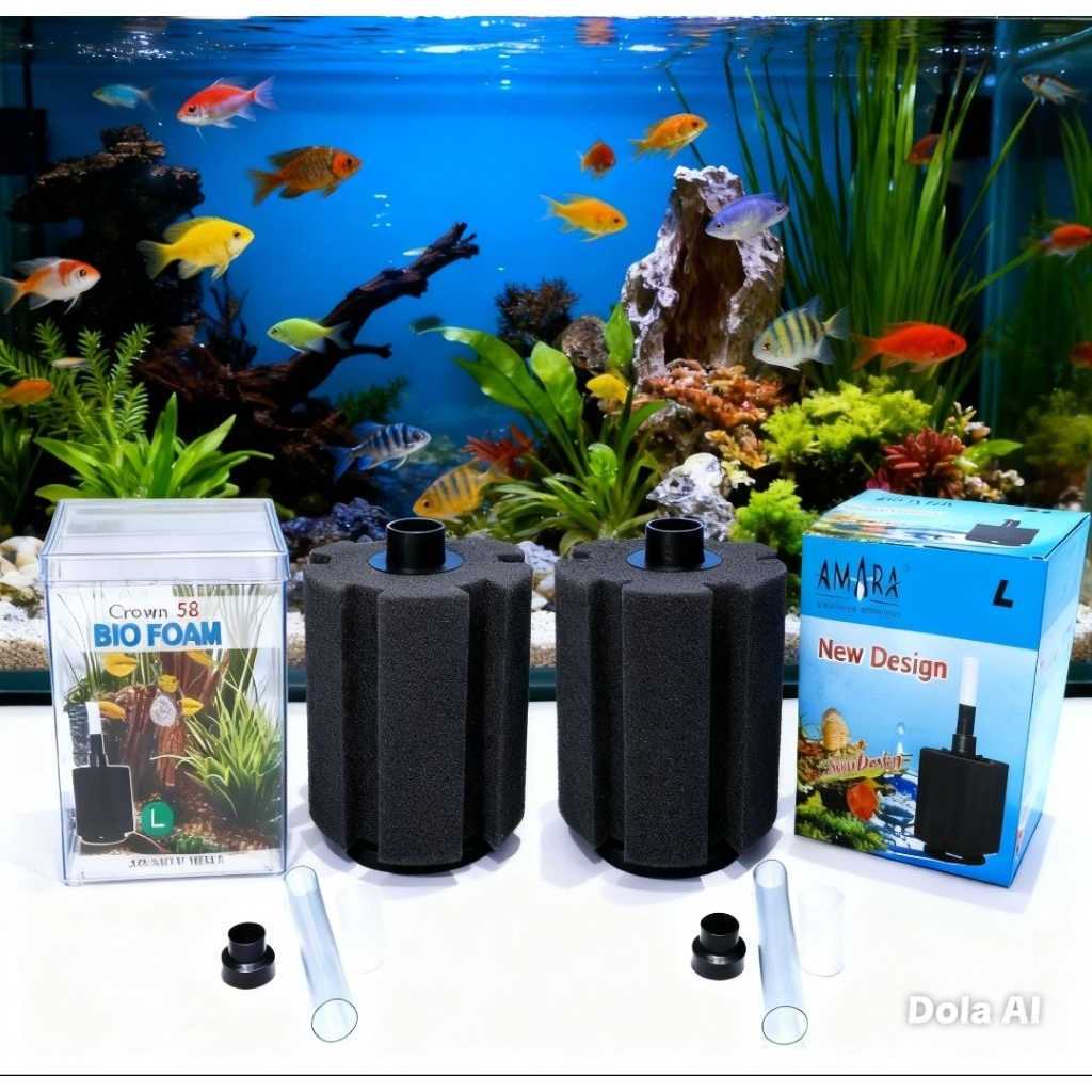 Jual BIO FOAM L BIO SPONGE FILTER AQUARIUM | Shopee Indonesia
