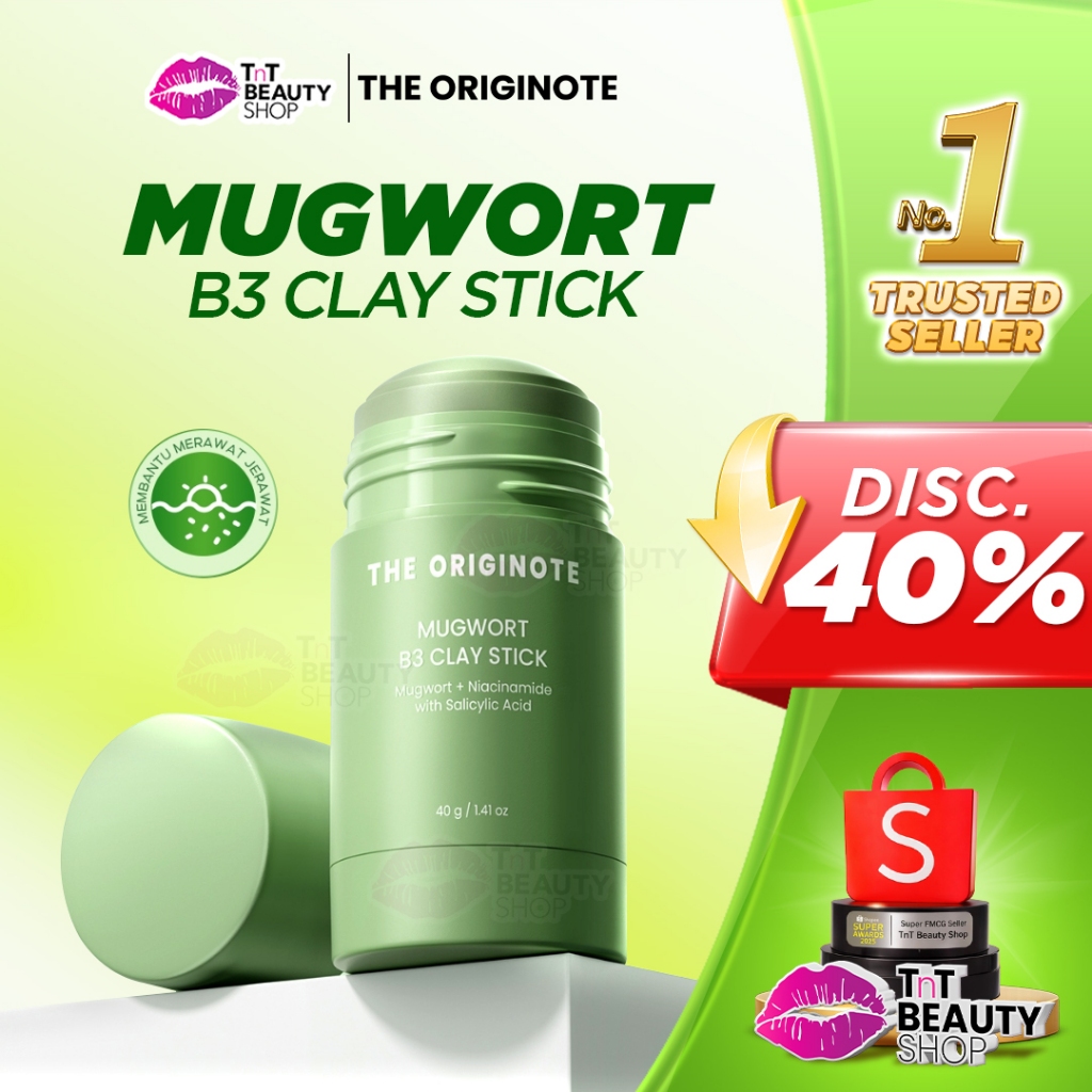 Jual The Originote Mugwort B3 Clay Stick Mask - Masker Wajah Mugwort ...
