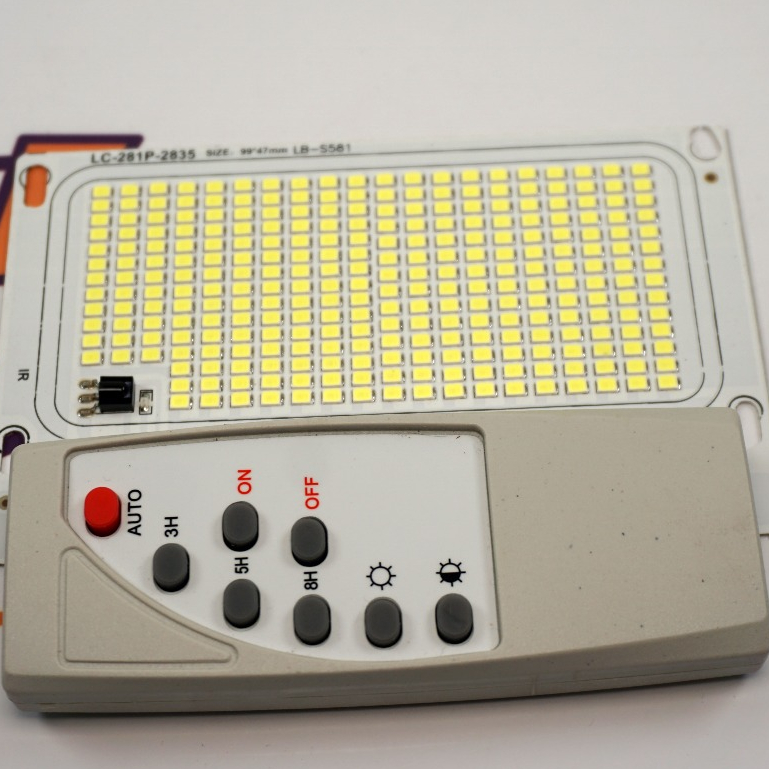 Jual PCB papan Led dengan remote input 3.7v - 4.2v 18650 DIY lampu ...