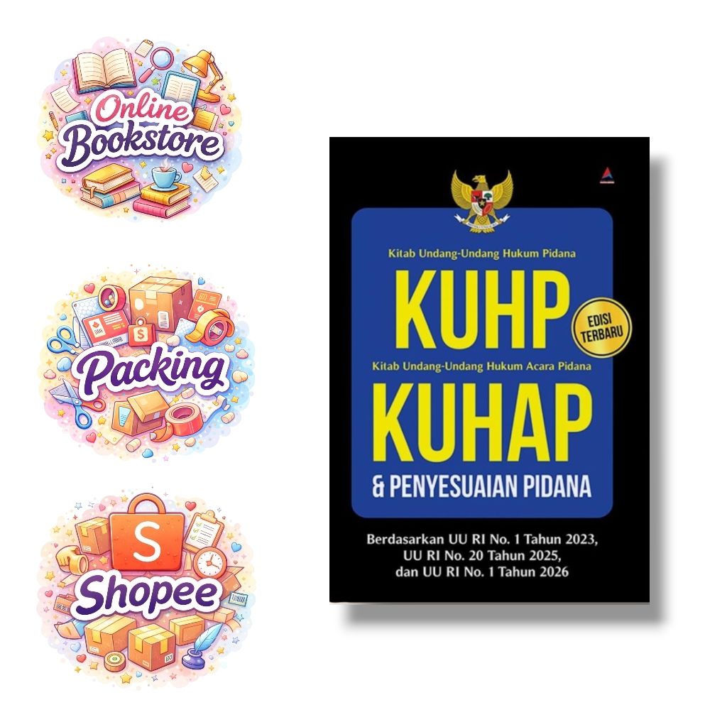 Jual Buku KUHP (Kitab Undang Undang Hukum Pidana) KUHAP (Kitab Undang ...