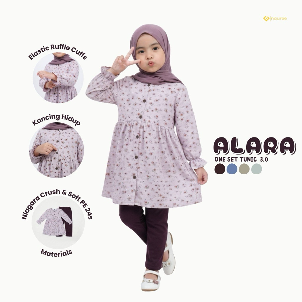 Jual One Set Tunik Anak Perempuan Setelan usia 1 sd 8 tahun | setelan ...
