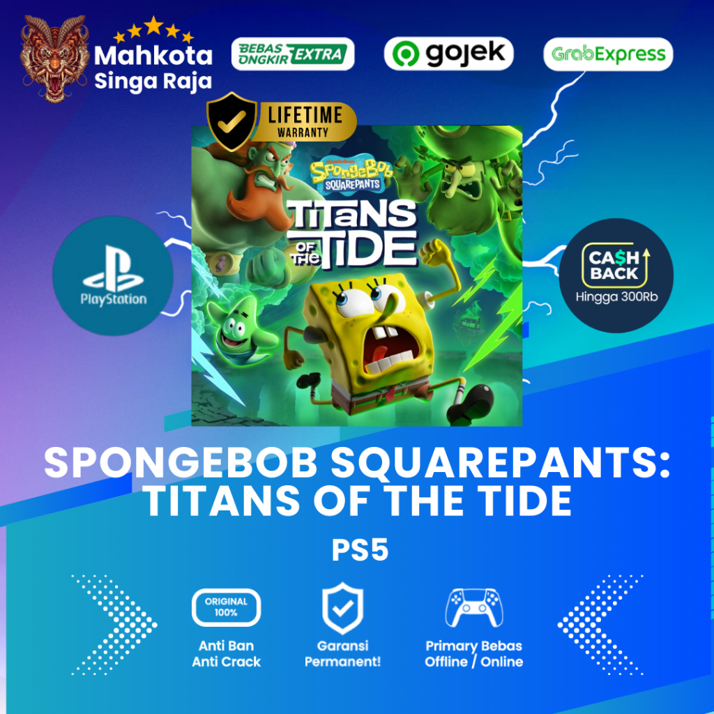 Jual SpongeBob SquarePants: Titans of the Tide - for Playstation4 ...