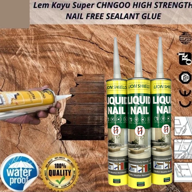 Jual LEM SEALANT LEM KAYU LEM BATU CHNGOO HIGH STRENGTH NAIL FREE ...