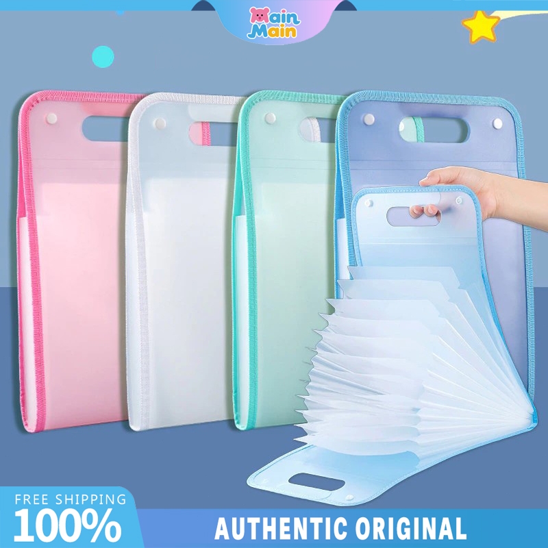 Jual MainMain Tas Map Tas File Handle Map File Clear Holder Anti Air ...
