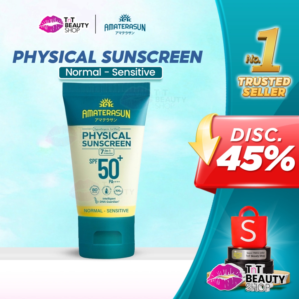 Jual Amaterasun Physical Sunscreen SPF 50+ PA++++ - 30gr | TnT Beauty ...
