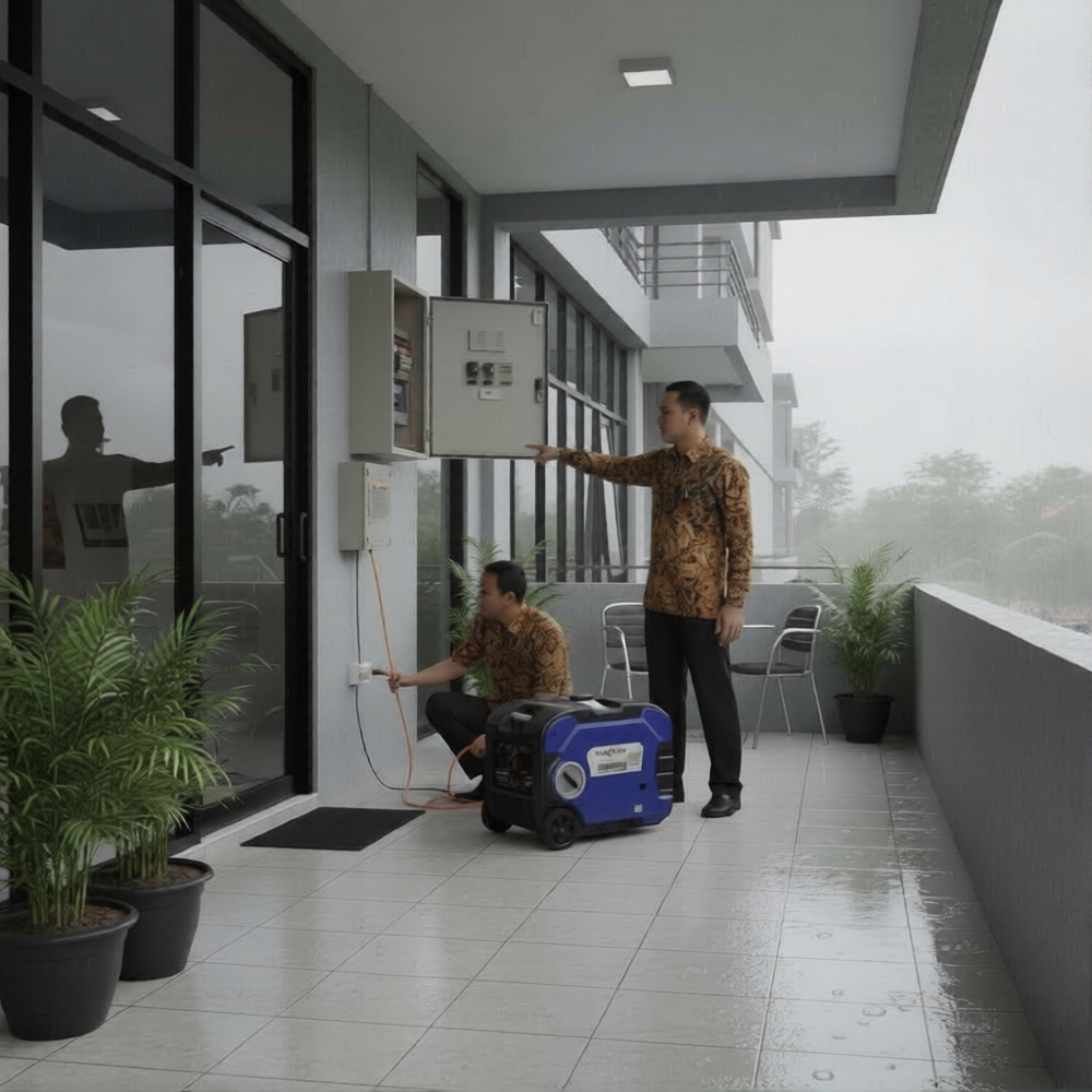 Jual Genset Silent 4000 Watt Inverter Bensin Tsuzumi TIG 5000iSE With ...