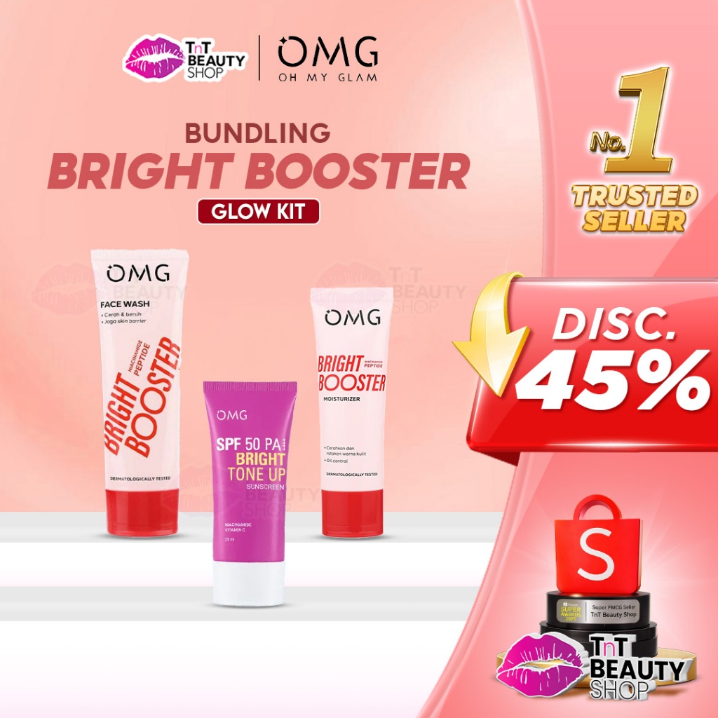 Jual [BUNDLING] OMG Oh My Glow - Bright Booster Glow Kit - Paket ...