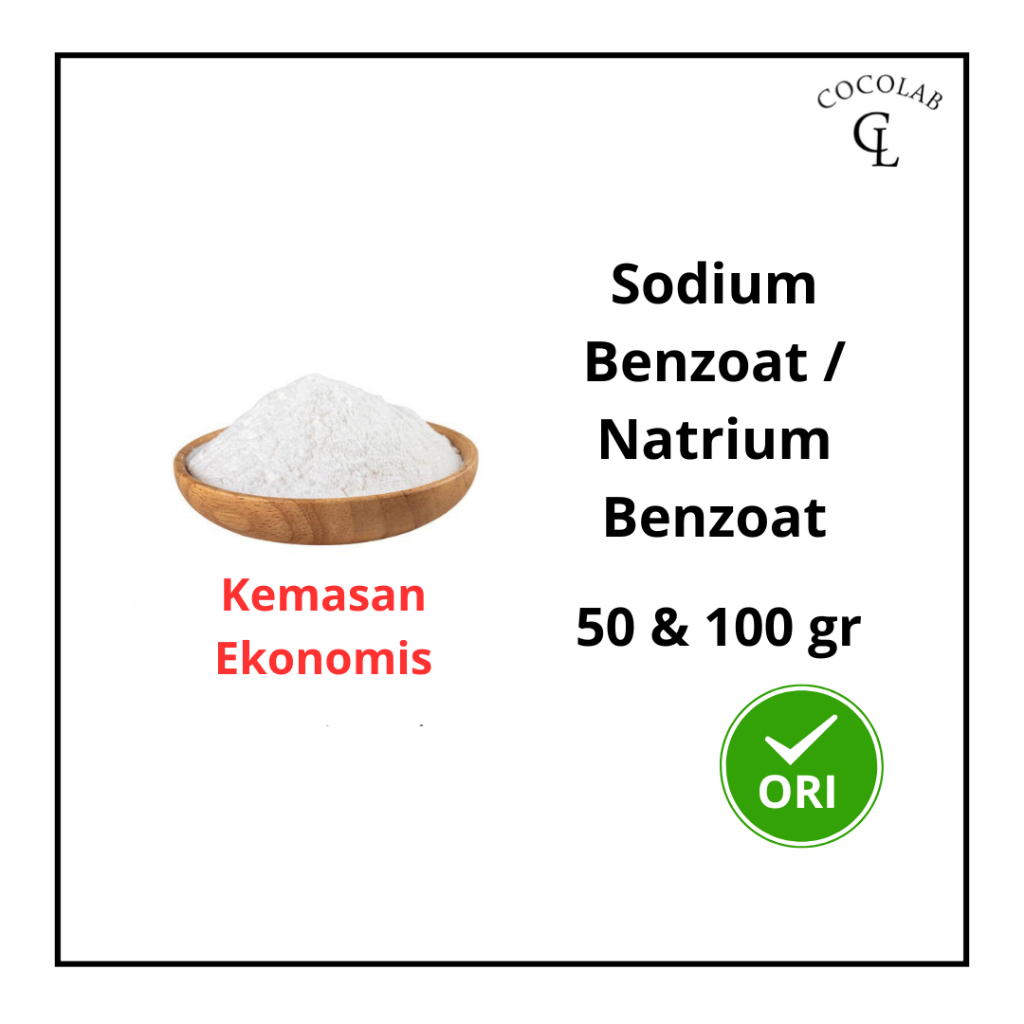 Jual Sodium Benzoat Natrium Benzoat Pengawet Skincare DIY dan Makanan ...