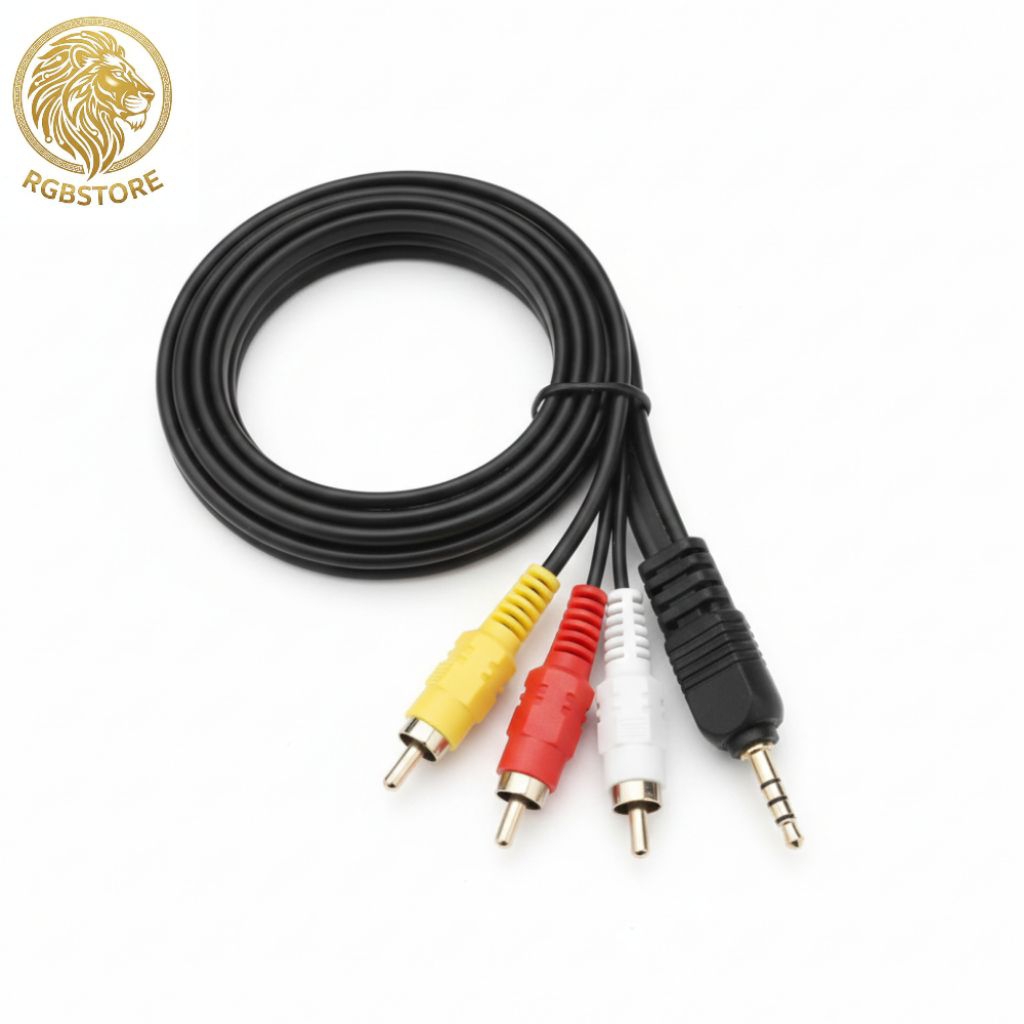 Jual Kabel AV STB Set top box 3in1 Panjang 1.5M | Shopee Indonesia