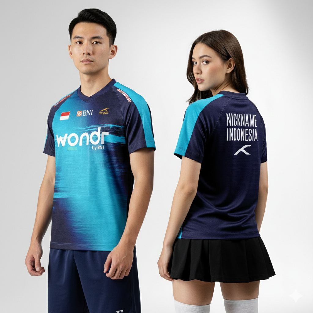 Jual Jersey Badminton Indonesia Daihatsu Japan Open 2025 Gratis Nama ...