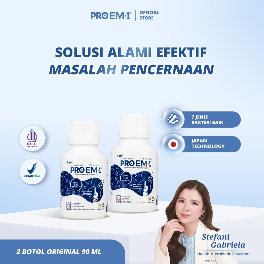 Jual PRO EM1 Paket Botol Original | Suplemen Probiotik | Anak Dewasa ...
