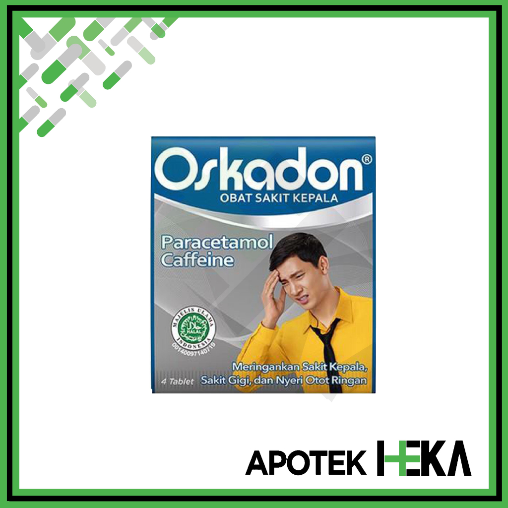 Jual Oskadon Tablet Obat Sakit Kepala Strip isi 4 Tablet (SEMARANG ...