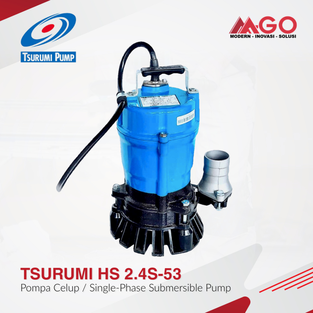 Jual Pompa Celup / Manual Pump / Single-Phase Submersible Pump TSURUMI ...
