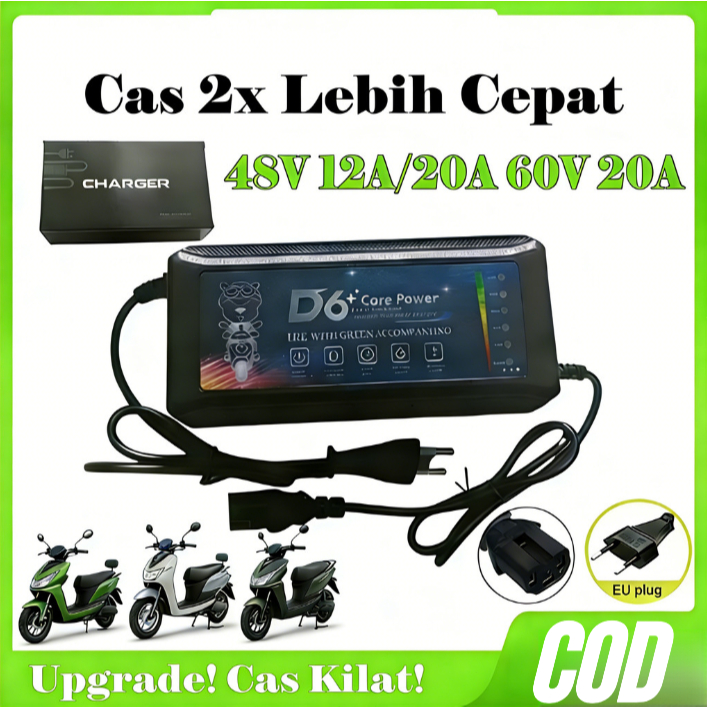 Jual COD Charger Sepeda Listrik Uwinfly 48V 12Ah/20Ah & 60V 20Ah - Asli ...