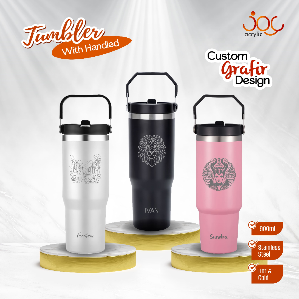 Jual Tumbler stainless grafir custom | Shopee Indonesia