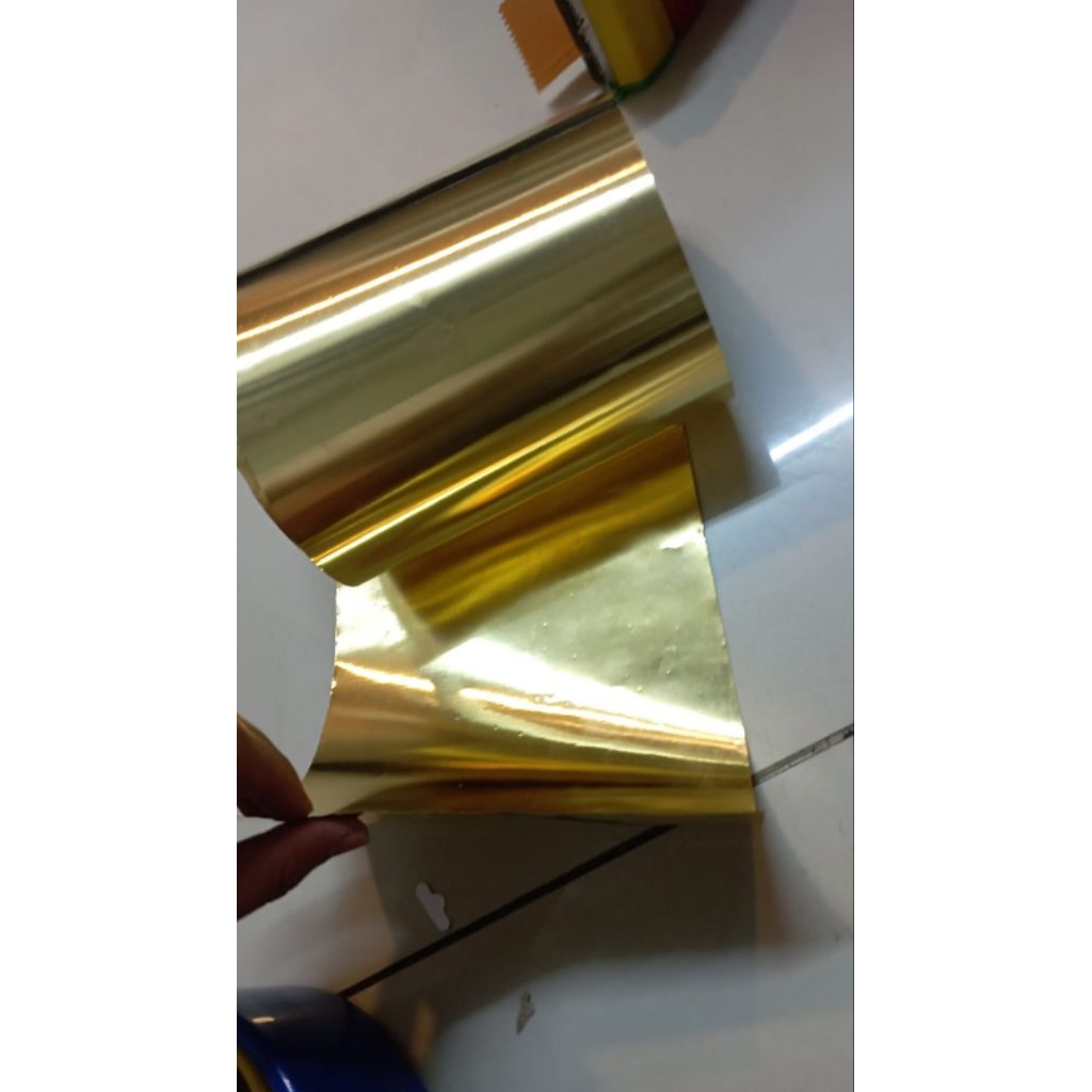 Jual Plat Kuningan Murni Tebal 0,05mm x 120mm x 1000mm Kuningan ...