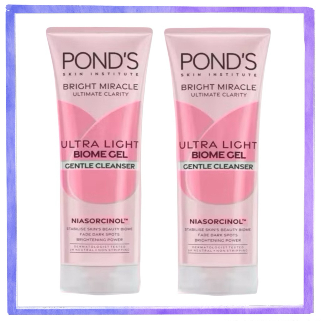 Jual PONDS BRIGHT MIRACLE ULTRA LIGHT BIOME GEL GENTLE CLEANSER ...