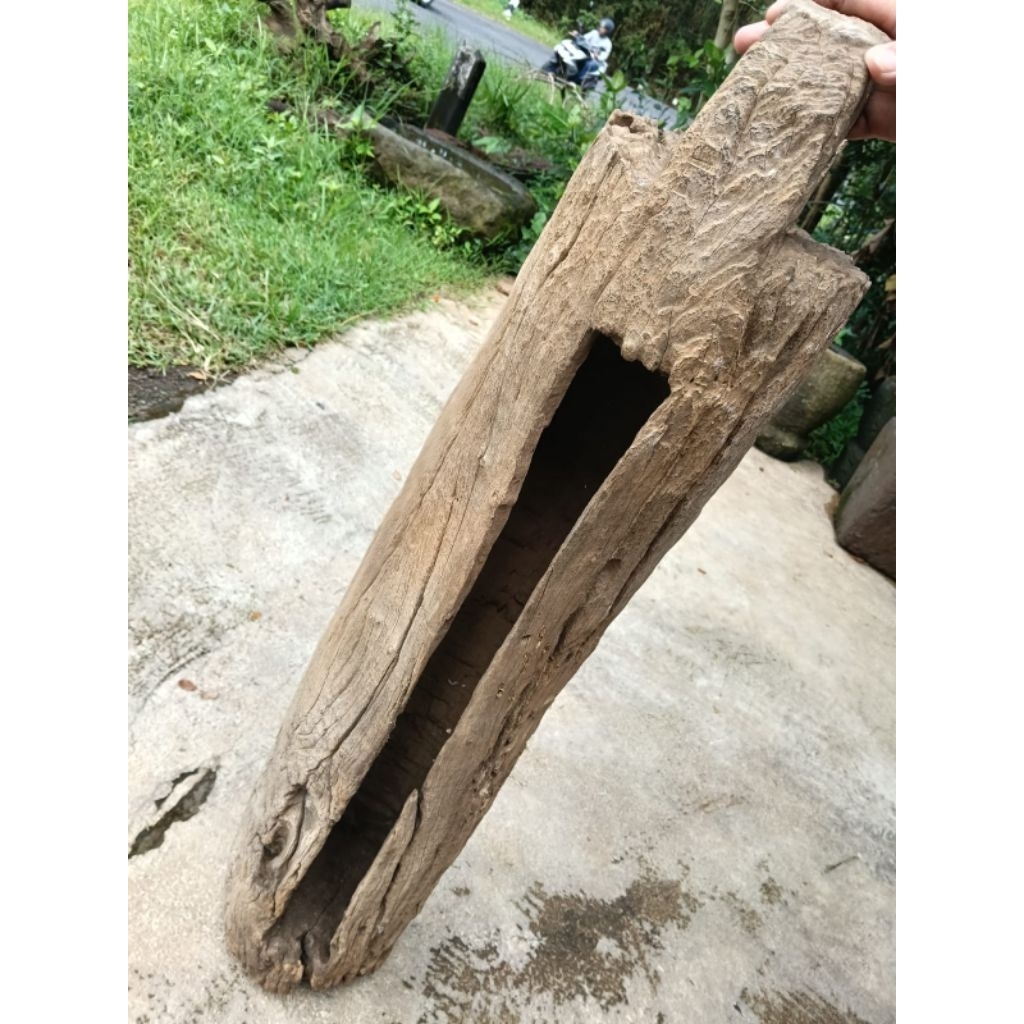 Jual Kentongan kayu jati lawas erosi barang djadoel klasik antik ...