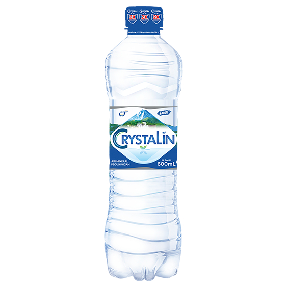 Jual Crystalin 600 ml Botol Isi 24 per Dus Air Minum Mineral Water ...