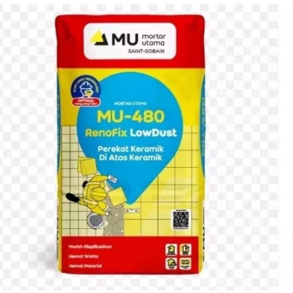 Jual MU480 25 kg - Mortar Utama MU 480 Perekat Keramik Diatas Keramik ...