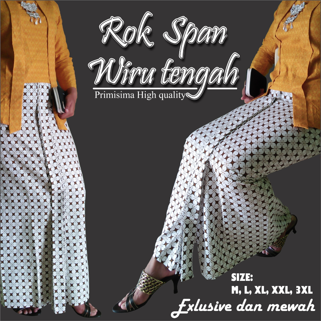 Jual ORIGINAL ROK WIRON BATIK - ROK LIPIT JAWA HIGH QUALITY (TANPA ...