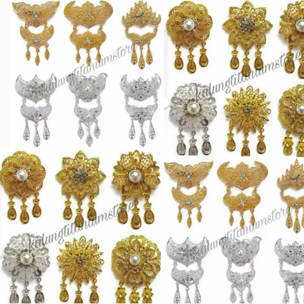 Jual KTS-Bros Kebaya Susun Jurai Juntai Mewah Kutubaru Modern Elegan ...