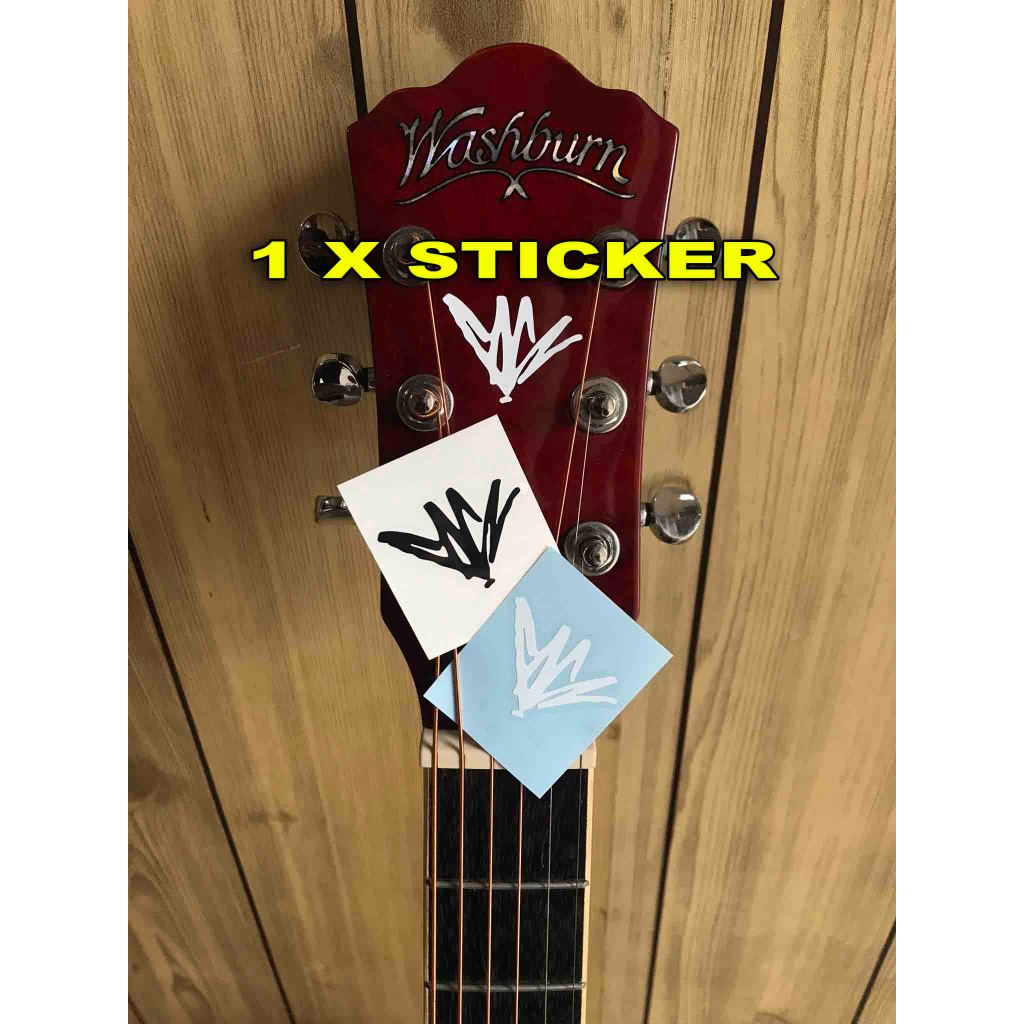 Jual Chris Cornell Signed Sticker Signature Autograph Logo Headstock ...