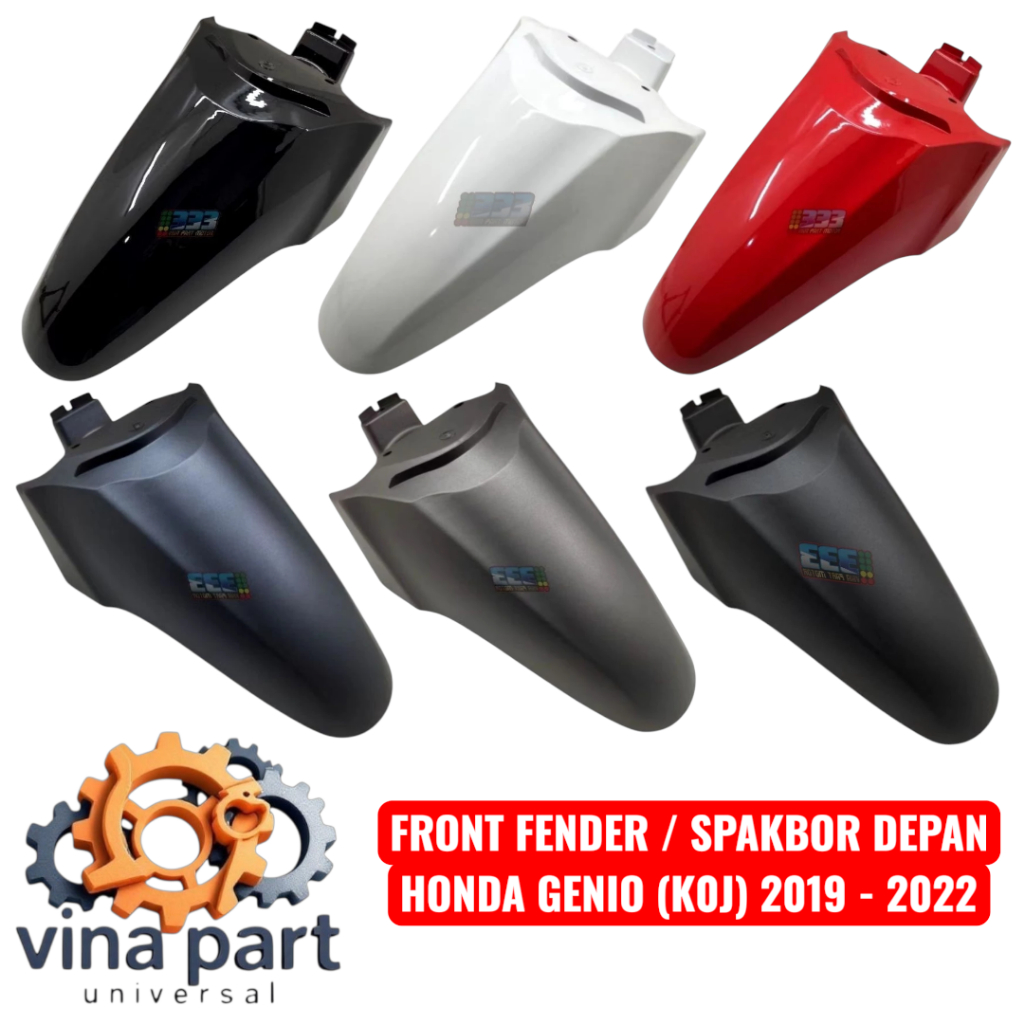 Jual spakbor depan honda genio K0J 2019 - 2022 merah putih hitam coklat ...