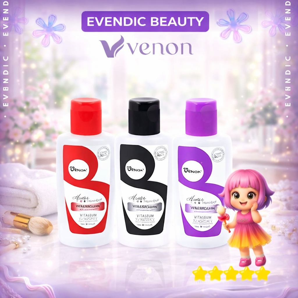 Jual READY VENON VITA SERUM HAIR TREATMENT 30ML / Hair Serum / MERAH ...