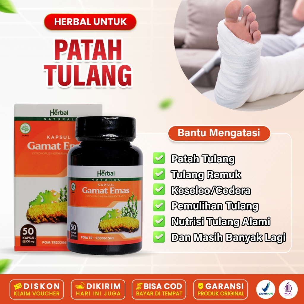 Jual Obat Patah Tulang Suplemen Pemulihan Patah Tulang Kaki Tangan ...