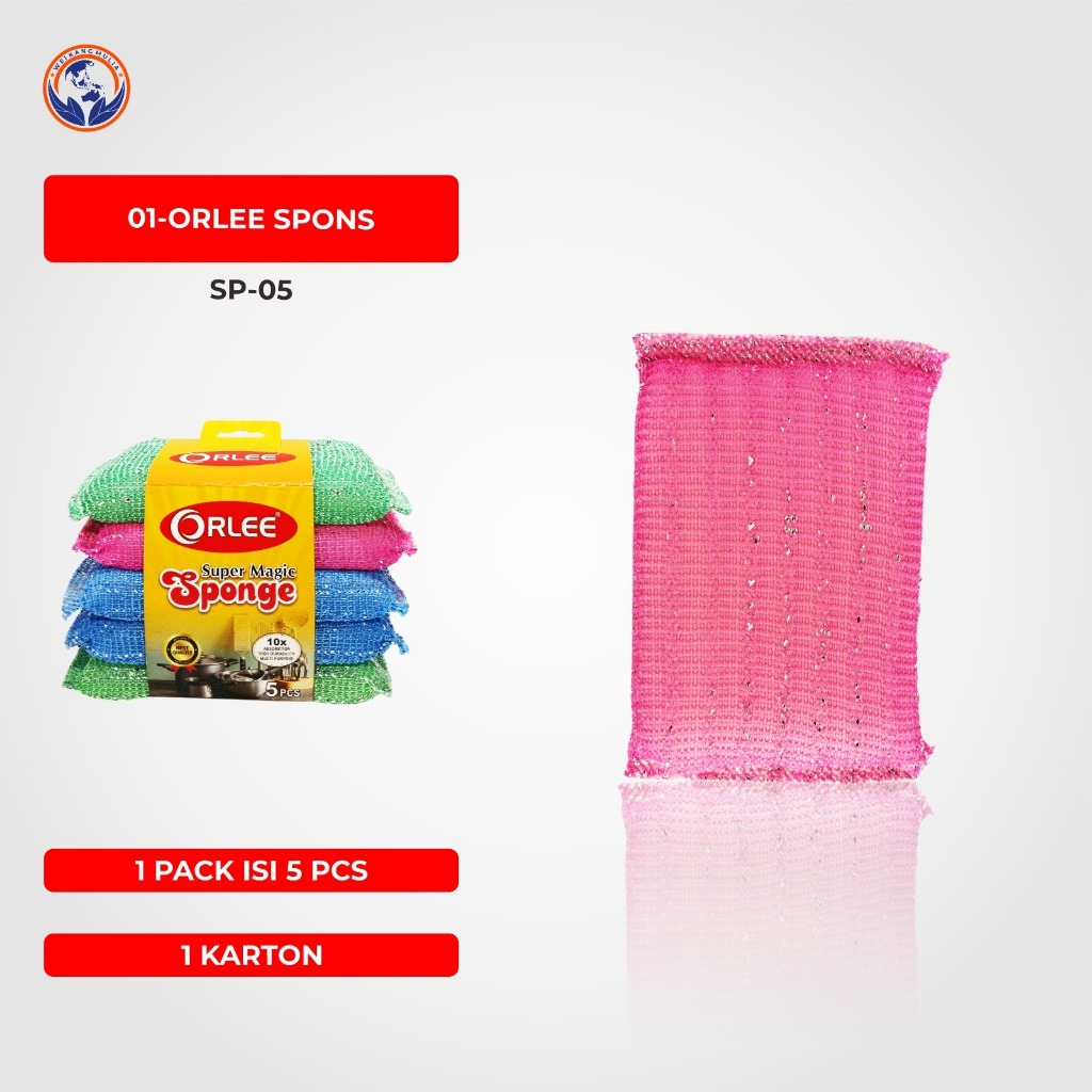 Jual ORLEE Super Magic Sponge SP-OR-50 | Spons Cuci Piring Serbaguna ...
