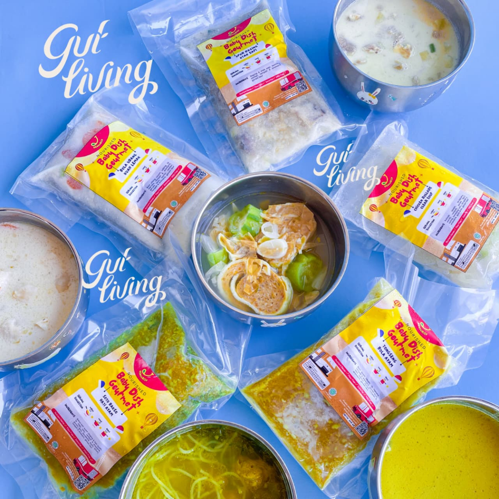 Jual Benourish Menu Berkuah Kaldu Lauk Pauk Balita MPASI Frozen Beku ...