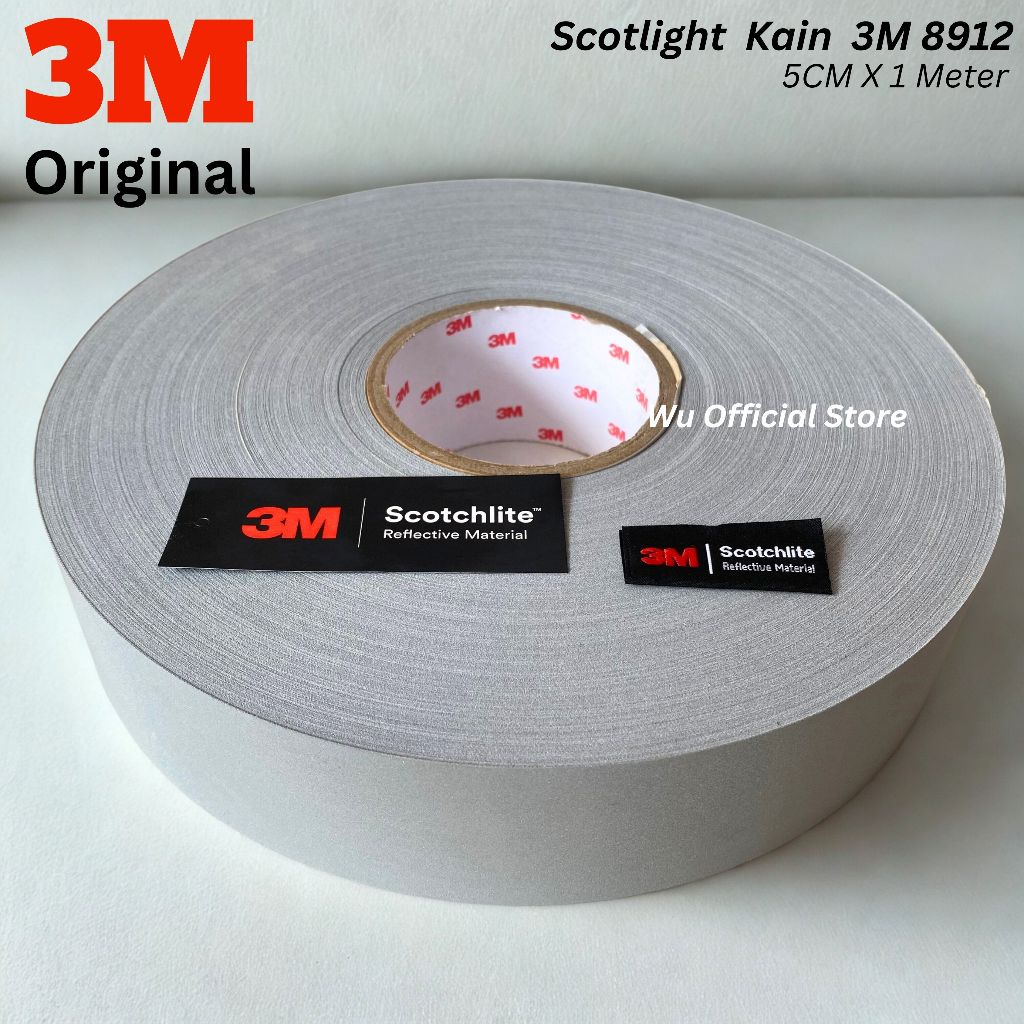 Jual Scotlight 3M 8912 Scotchlite Skotlet Reflective tape 1 meter lebar ...