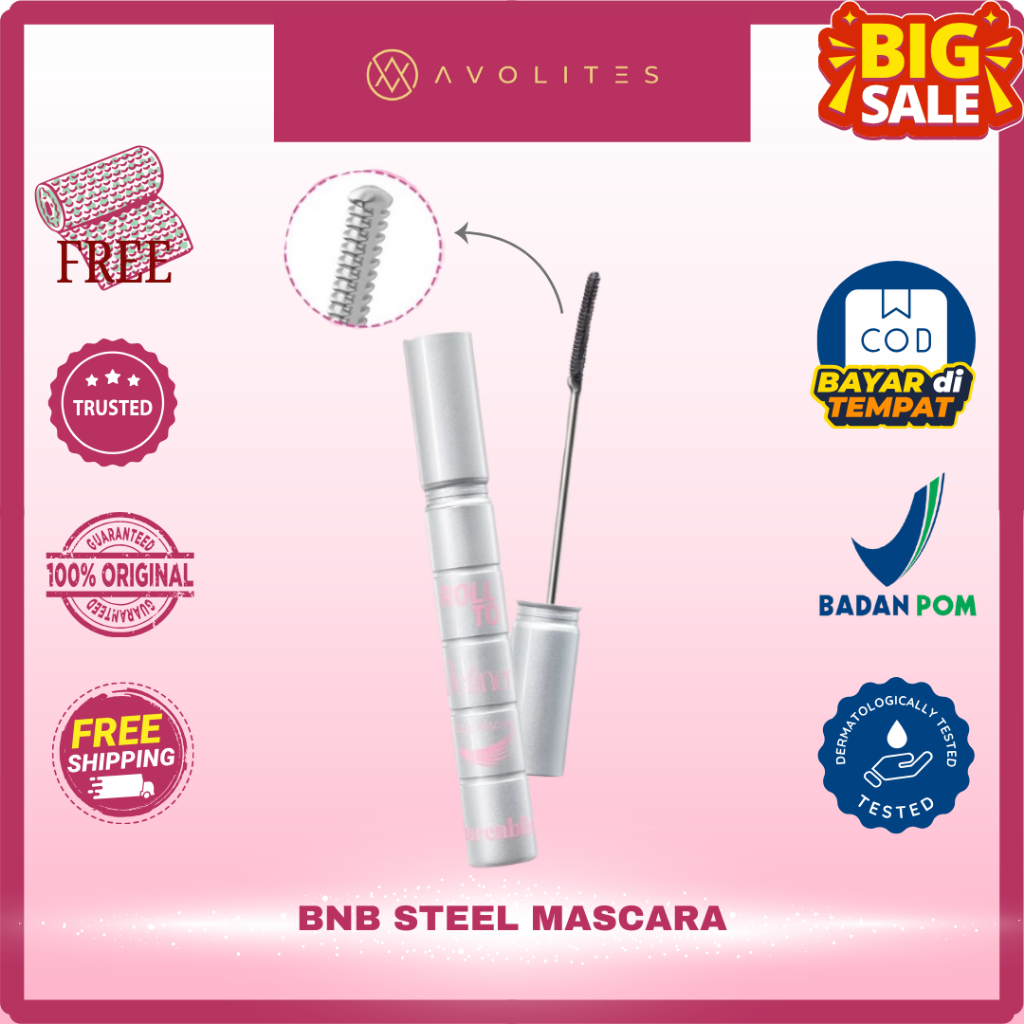 Jual BNB Barenbliss Roll to Length & Roll to Definer Steel Mascara 6g ...
