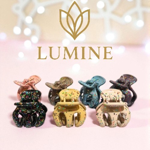 Jual LUMINE Jeday Import Blink 5cm | Jepit Rambut Berkilau | Jepit ...