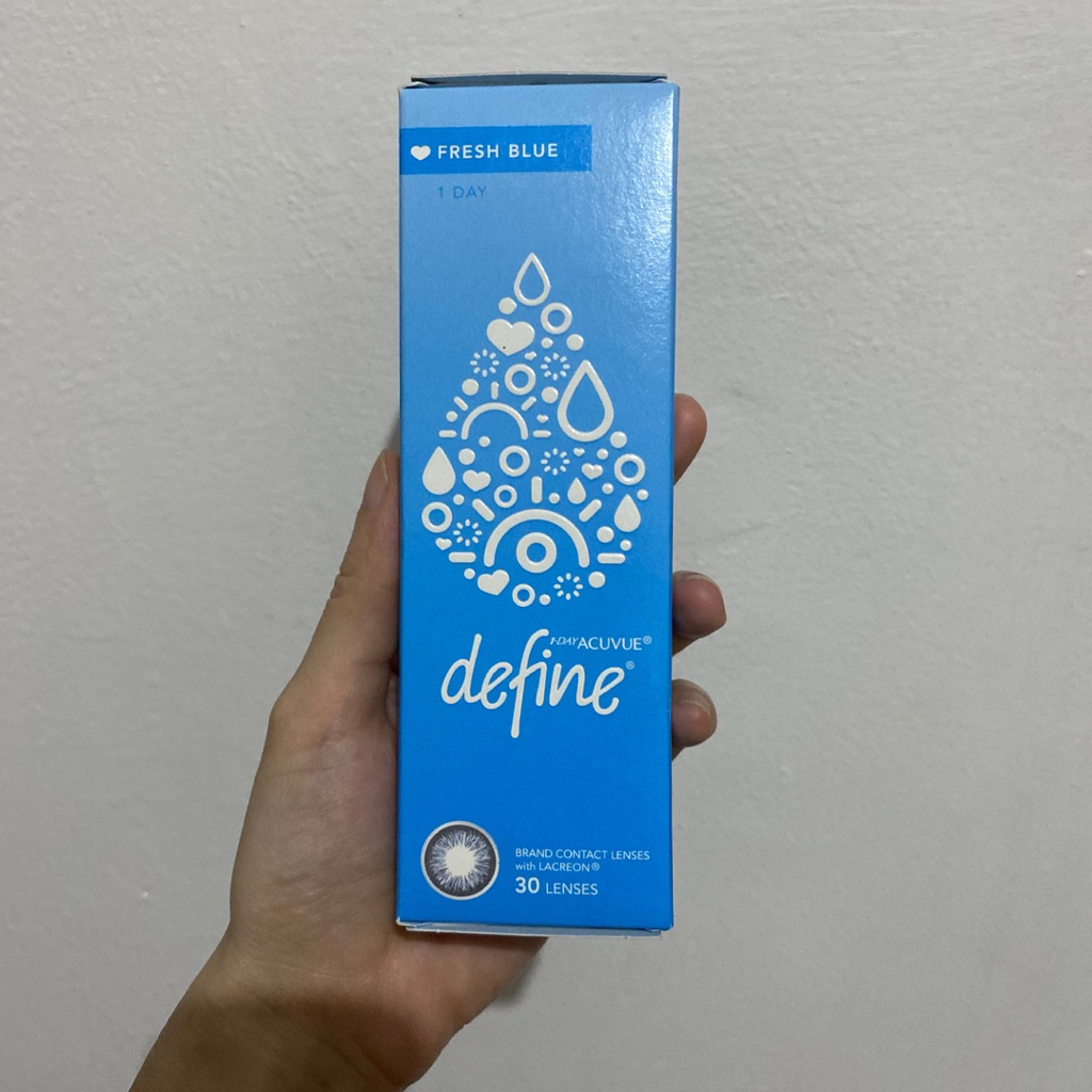Jual Acuvue Define Fresh Blue 1-Day (-2.75) Daily Lens | Shopee Indonesia