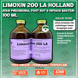 Jual LIMOXIN 200 LA HOLLAND 100 Ml - Atasi Pneumonia, Foot Rot, Scours ...