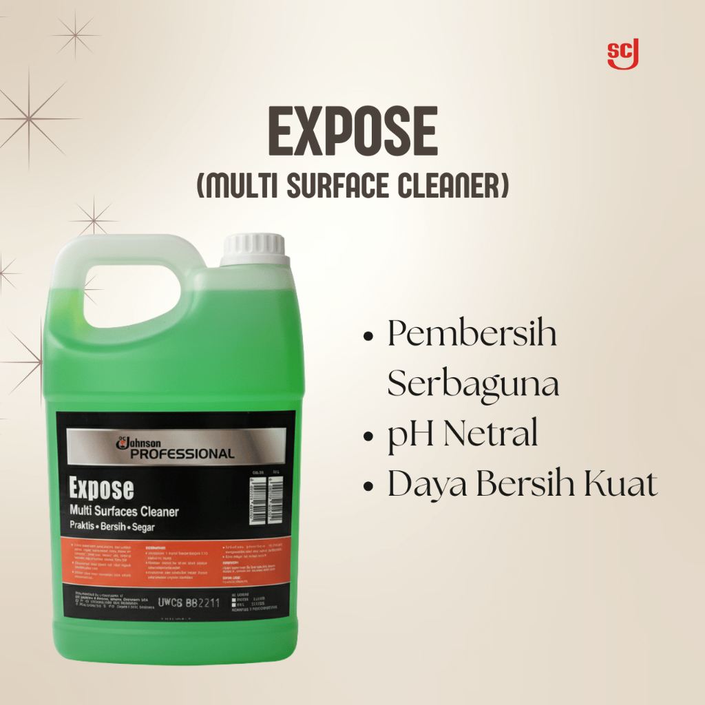 Jual Expose Neutral Cleaner SC Johnson 4 Liter Cairan Pembersih ...