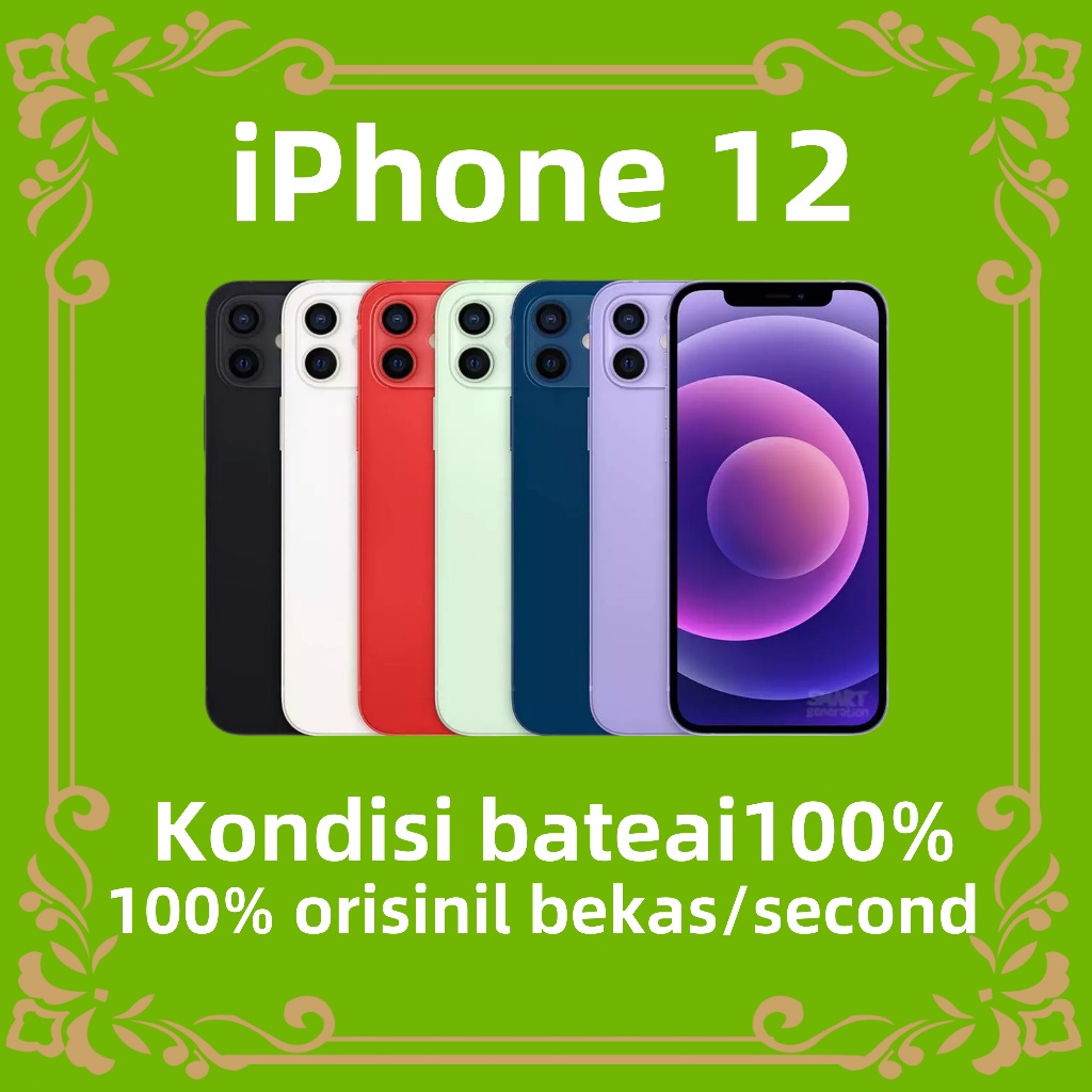 Jual IPhone 12 Second Terlengkap & Harga Terbaru Juni 2026 | Shopee ...