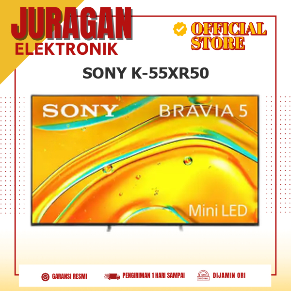 Jual SONY K-55XR50 BRAVIA 5 Google TV 55 Inch Mini LED 4K Ultra HD XR ...