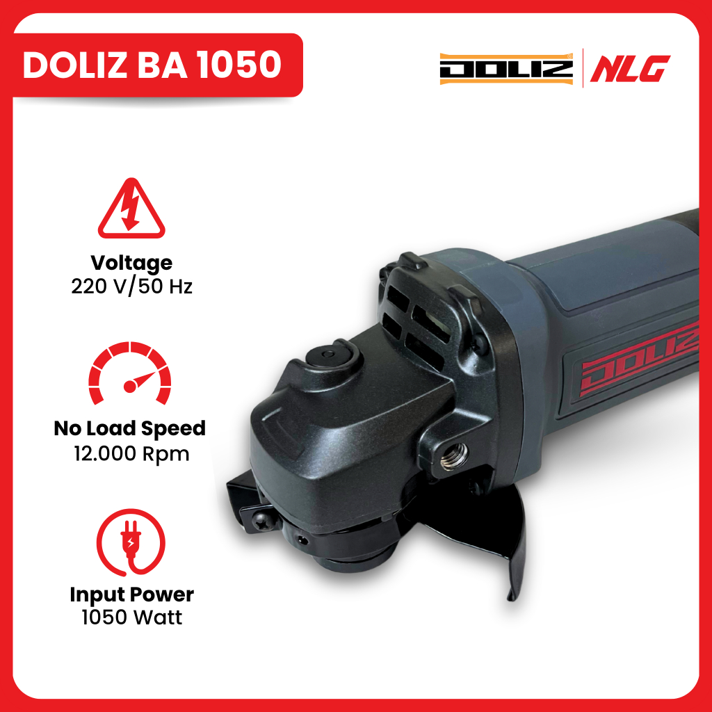 Jual Doliz Ba1050 4" Grinder Industrial 1050W | Shopee Indonesia