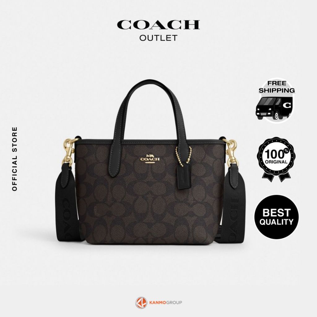 Jual Coach City Mini Tote Bag In Signature Canvas - Tas Selempang ...