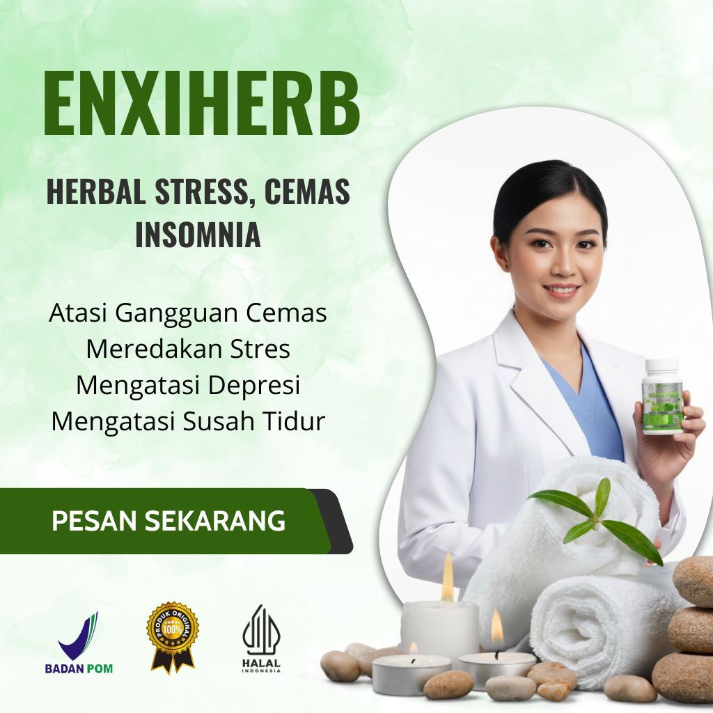Jual ENXIEHERB - Obat Herbal 100% Alami Atasi Gangguan Kecemasan, Was ...