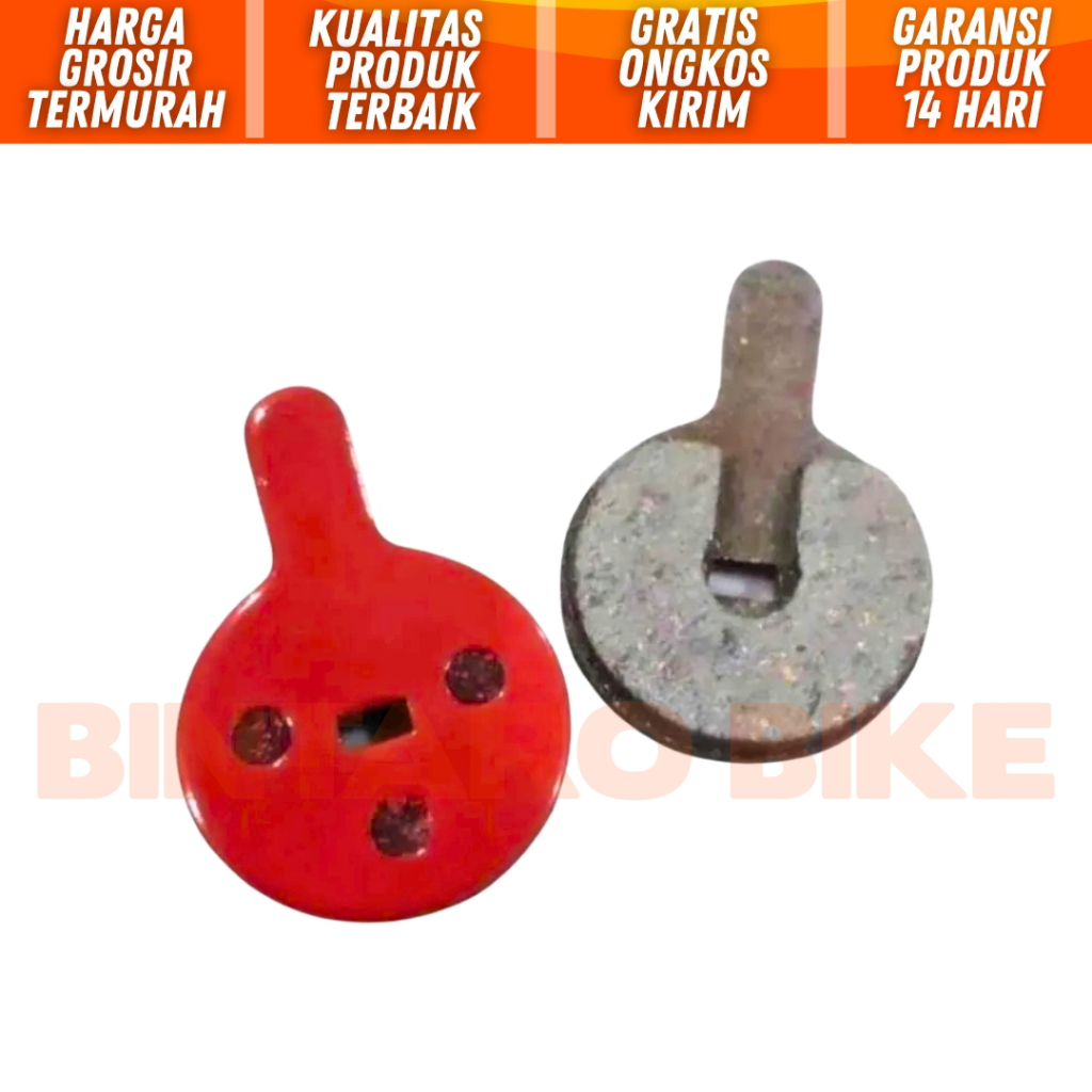 Jual Kampas Rem Cakram Sepeda Model Bulat Round Disc Brake Pad Caliper ...