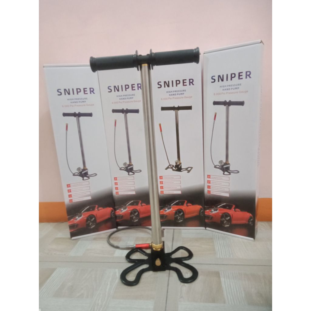 Jual Pompa Unit PCP Manometer 6000 Psi Murah, Pompa PCP Kaki Lipat ...