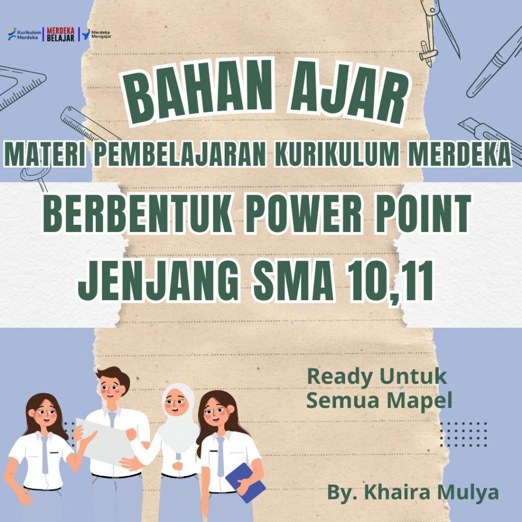 Jual Bahan Ajar Kurikulum Merdeka SMA Kelas 10,11 Siap Pakai | Shopee ...